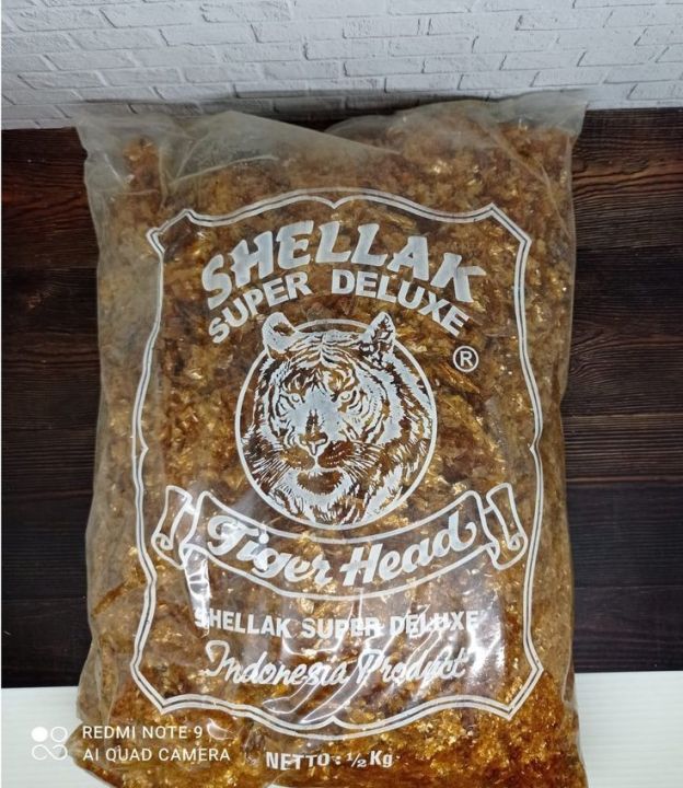 Shellac/Sirlak/Shellak Tiger 0,5kg | Lazada Indonesia