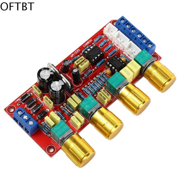 OFTBT AC 12V Durable Volume Tone Hifi Amplifier Hifi Preamp Control ...