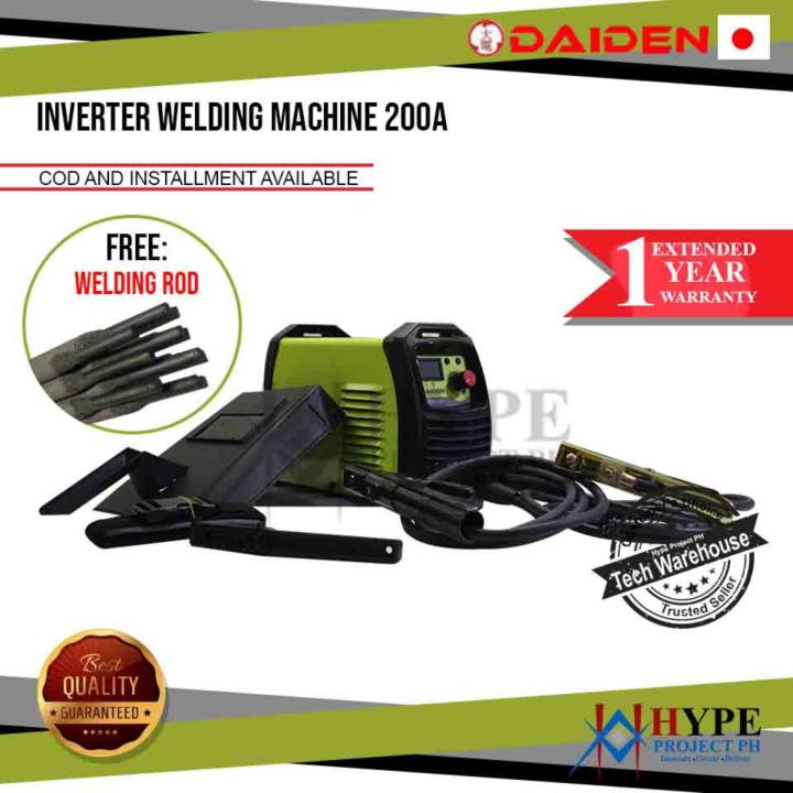 DAIDEN Portable Inverter Welding Machine 200amp | Lazada PH