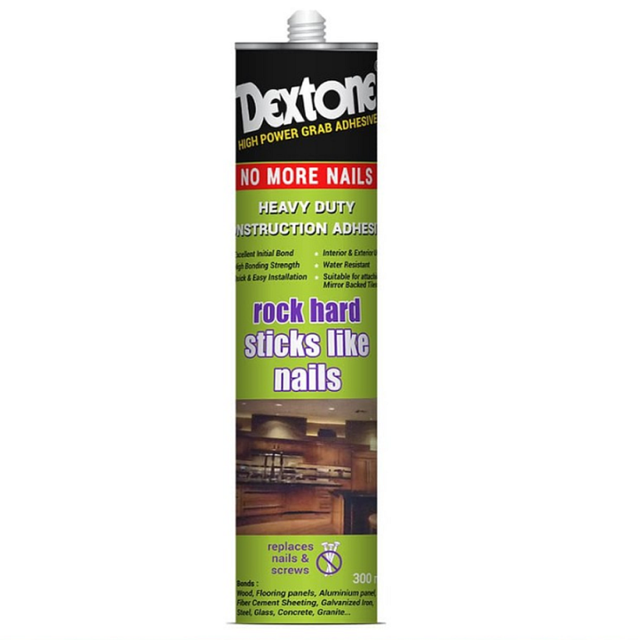 Dextone No More Nails Lem Keramik, Kayu, Metal dan Batu Super Kuat ...
