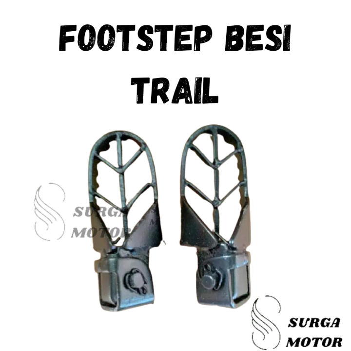 Footstep Depan Hitam Motocross foot step fostep postep besi trail cross ...