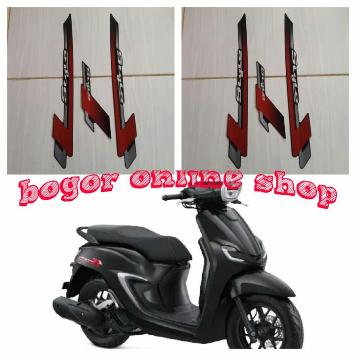 striping stiker motor honda stylo 160 2024 hitam full | Lazada Indonesia