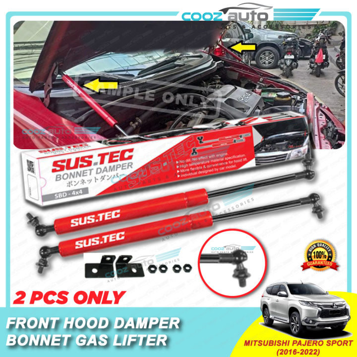 Mitsubishi Pajero Sport 2016 - 2022 Sustec Car Front Hood Damper Bonnet ...