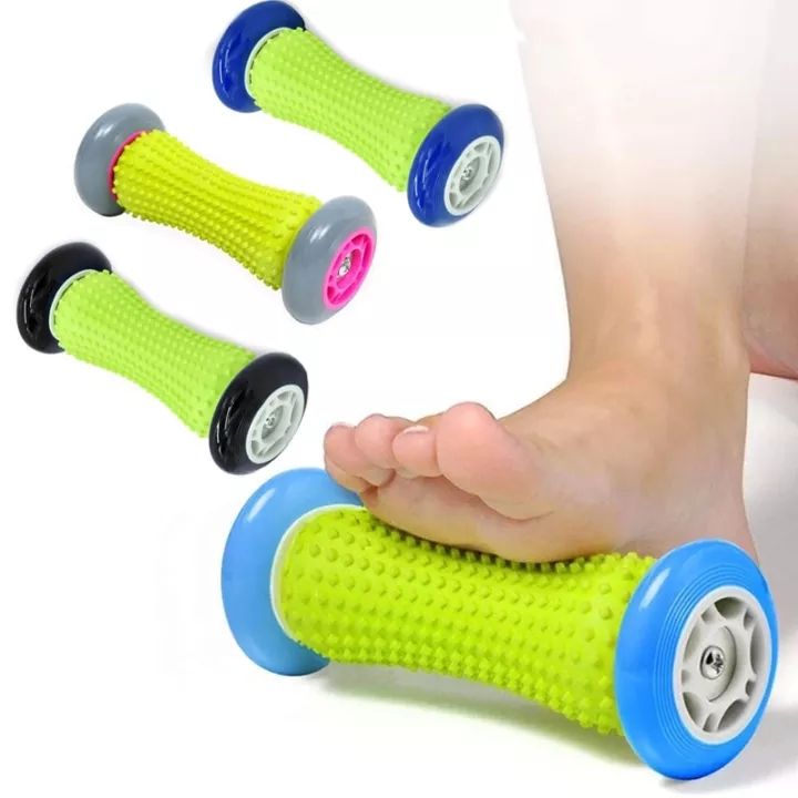 Reflexology Foot Massage Roller Plantar Fasciitis Feet Arch Pain Relief ...