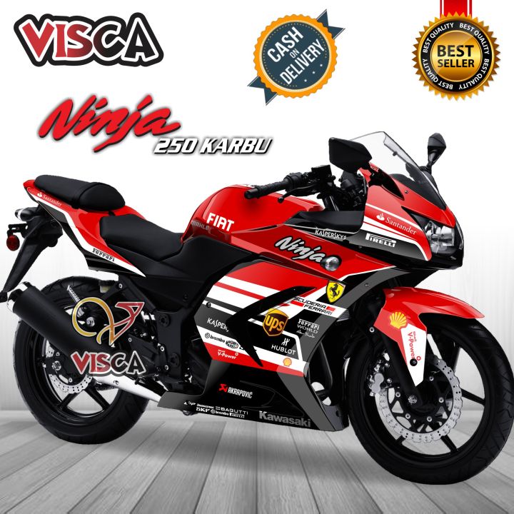 Decal Ninja 250 Karbu Full Body Stiker Ninja 250 Karbu Full Body ...