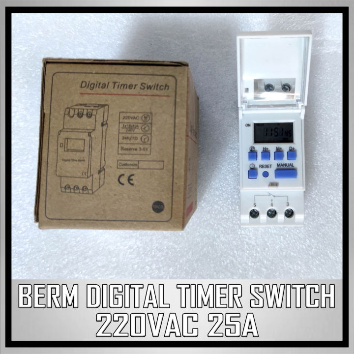 BERM THC15A DIGITAL WEEKLY TIMER SWITCH | Lazada PH
