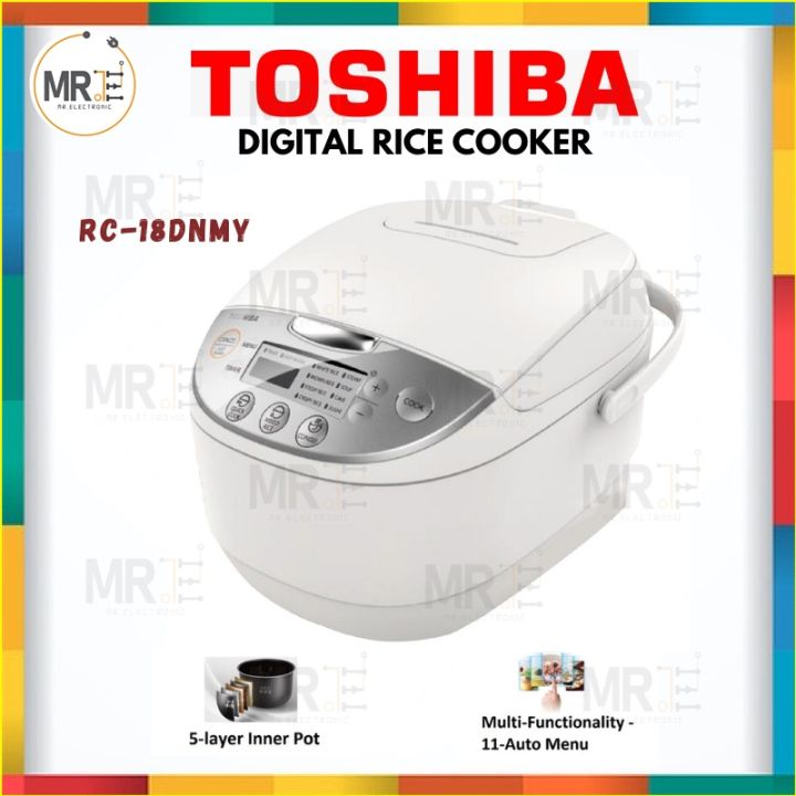 Toshiba Rice Cooker (1.8L) Honatsukama Non-Stick Pot Digital Rice ...