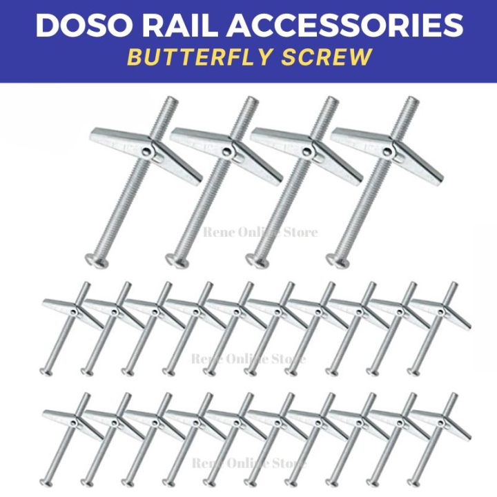 RENEOS Aksesori Rail Doso - Butterfly Screw Butterfly Skru Super Track ...