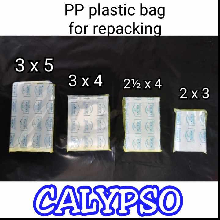 100pcs 2x3, 2½x4, 3x4, 3x5 PP Plastic for repacking thick 0018 heat ...