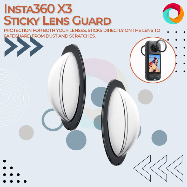 Insta360 X3 Sticky Lens Guards | Lazada PH