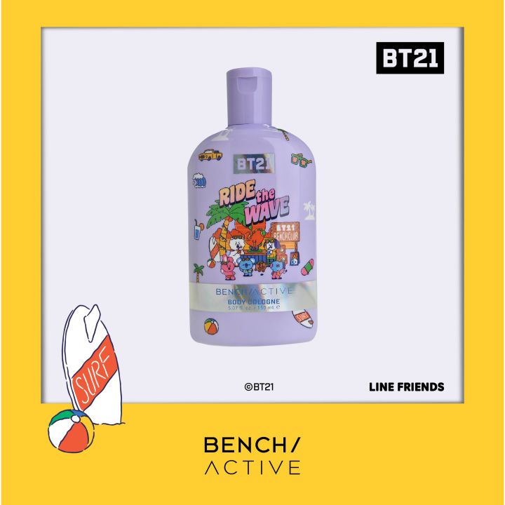 BENCH- CQB0150 Bench Active BT21 150ml Body Cologne | Lazada PH