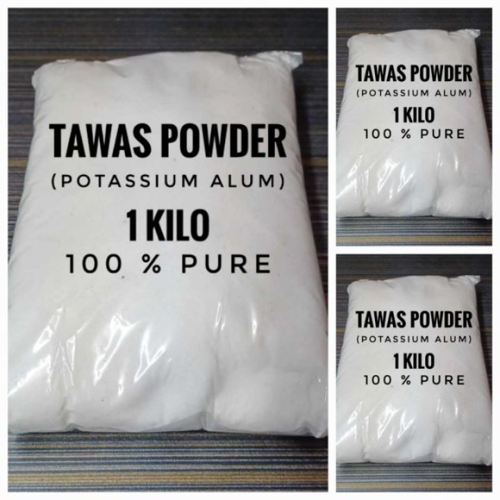 TAWAS POWDER (POTASSIUM ALUM) 100 % PURE 250G 500G 1KG | Lazada PH