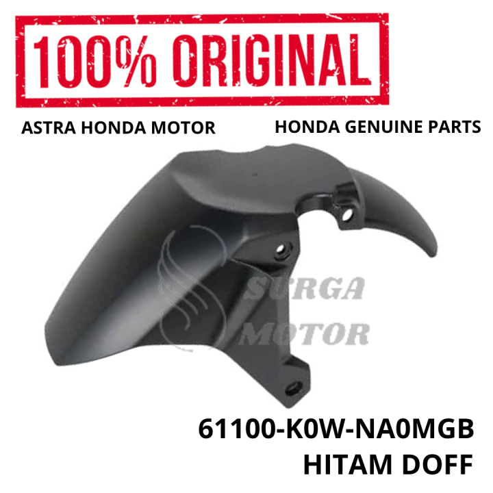 Cover Fender Slebor Spakbor Depan Hitam Doff ADV 160 Original Honda AHM ...