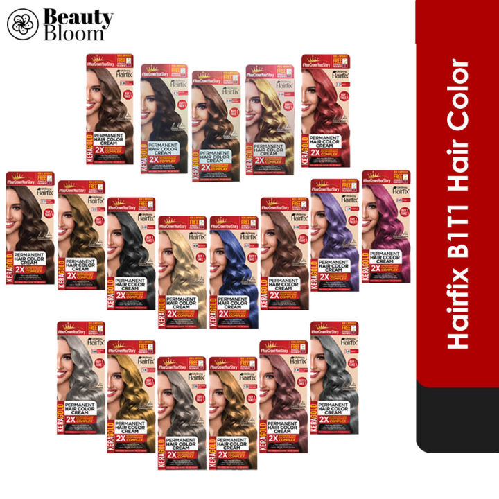 Hairfix Kera Permanent Hair Color Cream 120ml B1T1 | Lazada PH