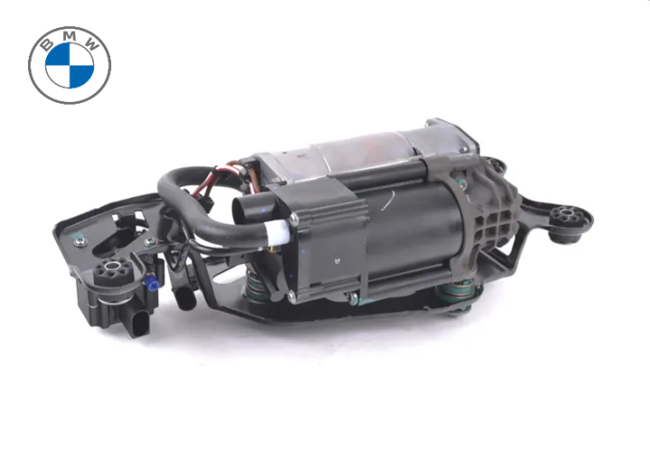 BMW X5 X6 F15 F16 AIRMATIC AIR SUSPENSION PUMP MATIC COMPRESSOR VALVE ...