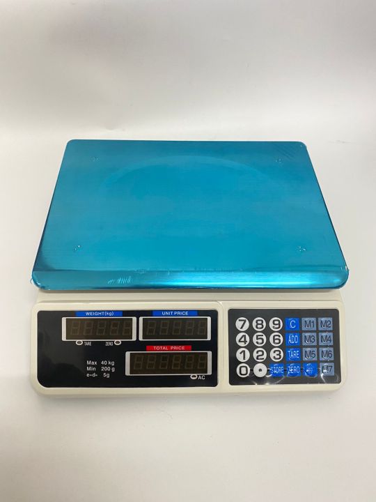 Digital Pricing Scale Timbangan Buah Sayur Laundry Timbangan Digital 40 ...