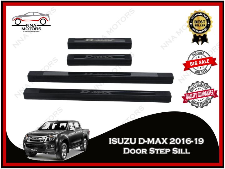 ISUZU D-MAX 2016 2017 2018 2019 Door sill Protector Door Side Step sill ...