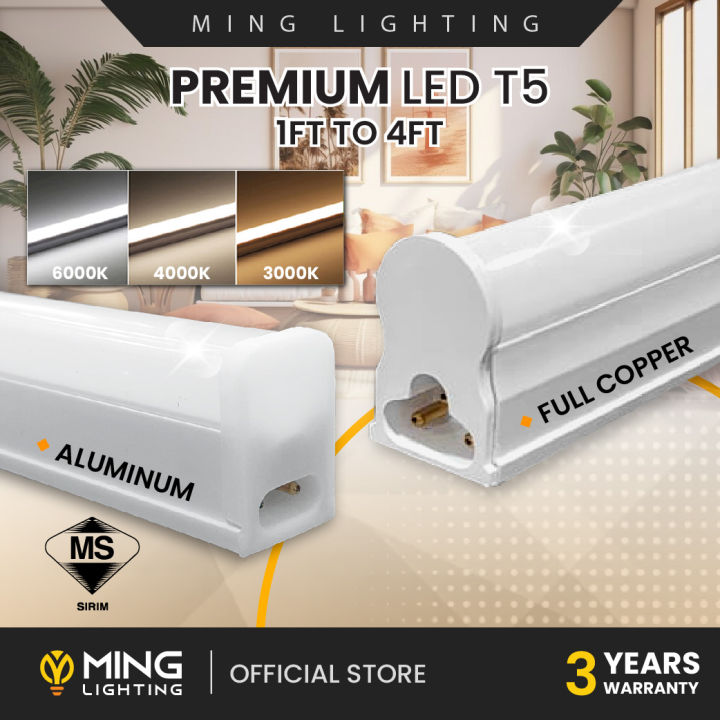 [SIRIM] Premium LED T5 Tube Light Wall Ceiling Strip Lighting ...