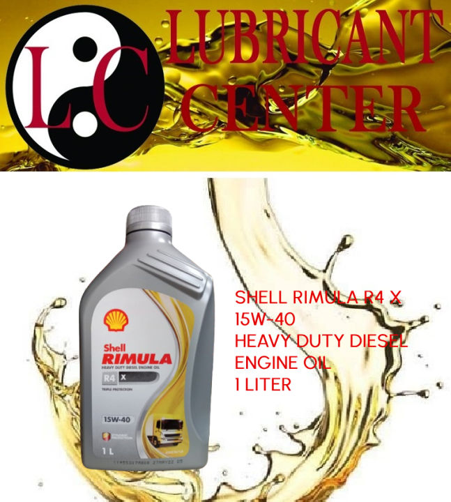 SHELL RIMULA R4 X 15W-40 HEAVY DUTY DIESEL ENGINE OIL 1 LITER | Lazada PH