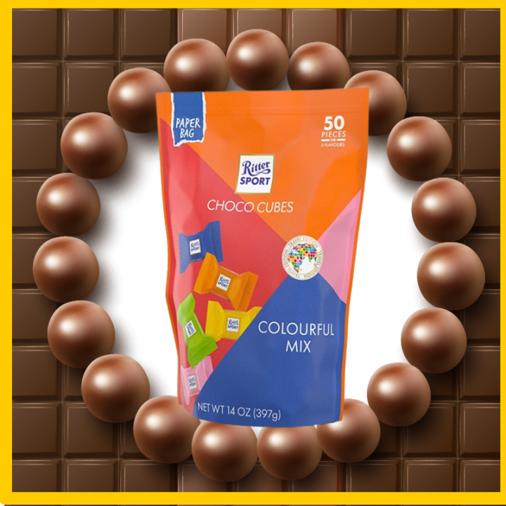 Ritter Sport Choco Cube Pouch 397g | Lazada