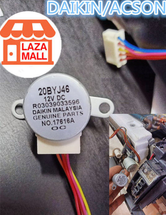 DAIKIN ORIGINAL SWING MOTOR wall mounted MALAYSIA AIRCOND ACSON YORK原装 ...