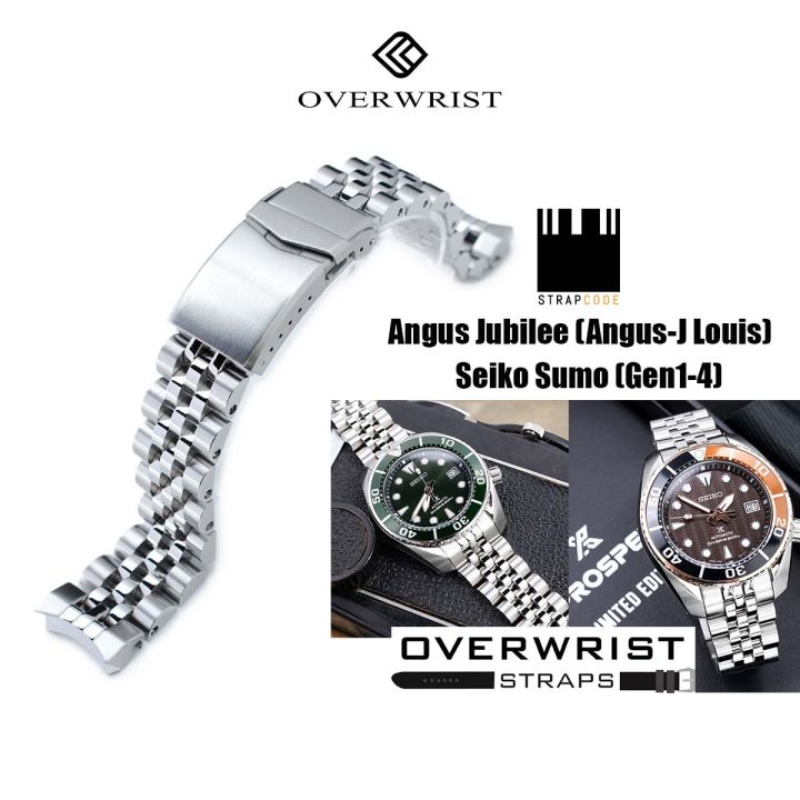 สายนาฬิกา รุ่น Strapcode Angus Jubilee (angus-j louis) for Seiko Sumo ...