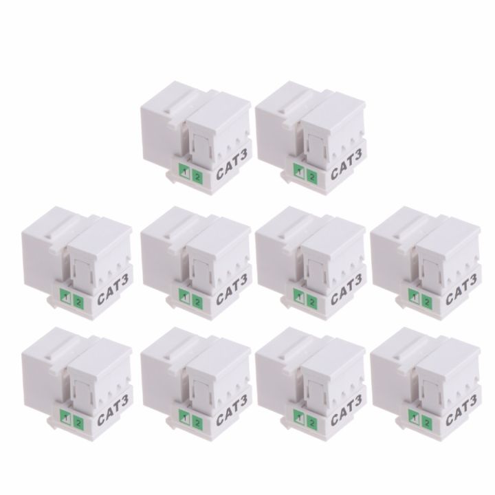 10pcs/set Tool-Free Telephone Module Rj11 Cat3 Voice Module Gold-Plated ...