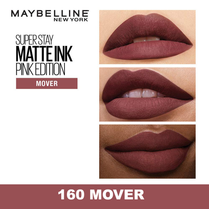 พร้อมส่ง Maybelline Super stay Matte Ink Liquid Lipstick #160 Mover ...