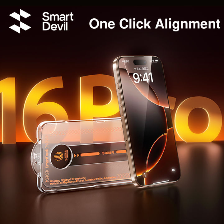 Smartdevil Phim kính cường lực cho iPhone 16 Pro Max iPhone 16 Pro 16 cộng với iPhone 15 Pro Max ...