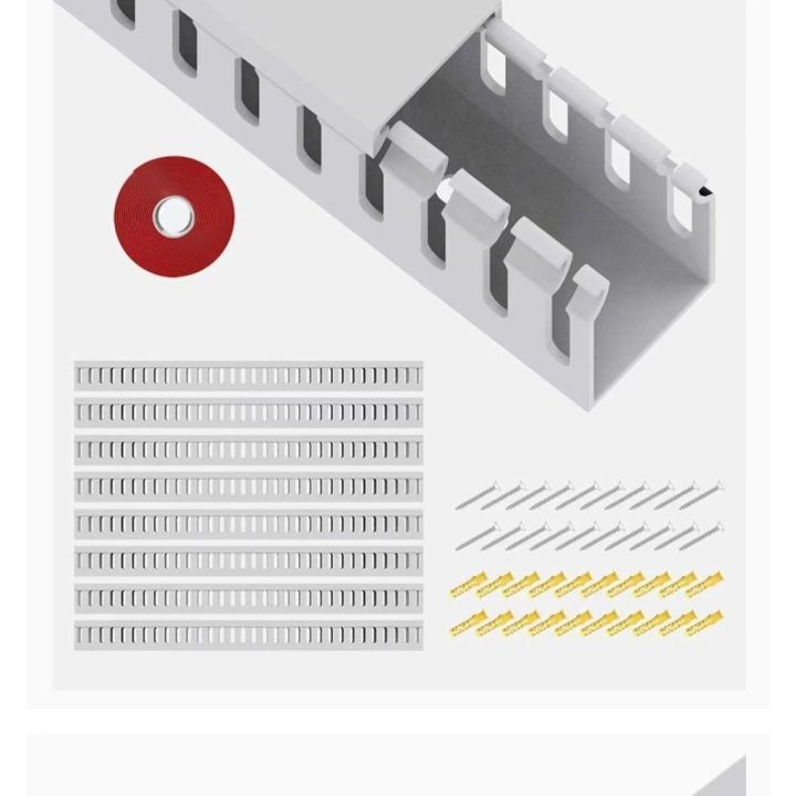 PVC Cable Tray Duct Slotted PVC industrial environmental protection ...