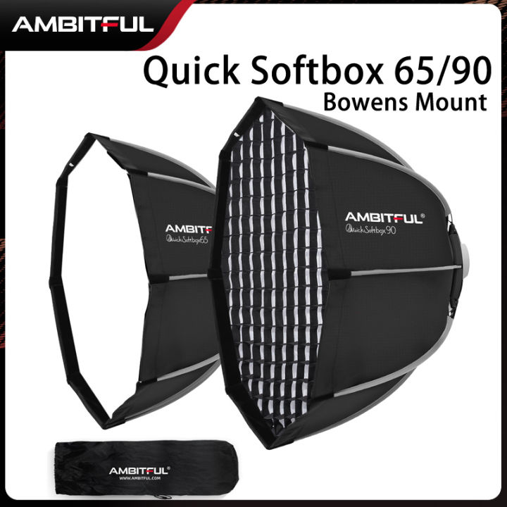 Ambitful QS65 65cm QS90 90cm Quickly Release Bowens Mount Octagon ...