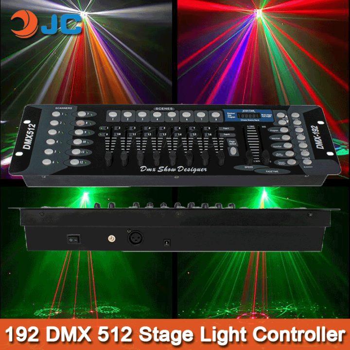 JC 192 DMX 512 Stage Light Controller For DJ Equipment Console Disco ...