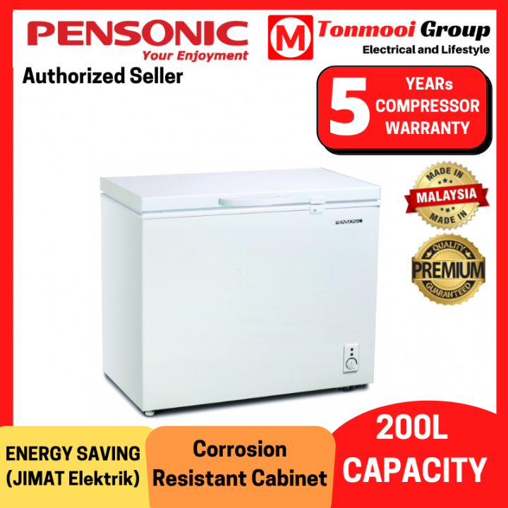 Pensonic 200L Freezer PEN-PFZ204G | Lazada