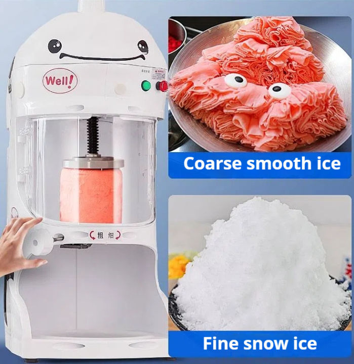 Electric Shaved ice icicle crusher snowflake crusher fancy Shaved ice ...