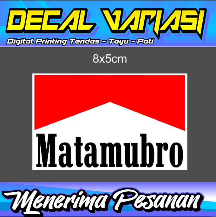 stiker variasi stiker decal stiker ukuran 8x5cm stiker bisa reques ...