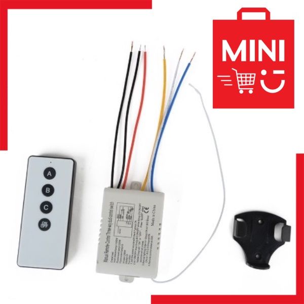 【MINI】220V Wireless 3-Way ON/OFF Digital Light Lamp Wall Switch with ...