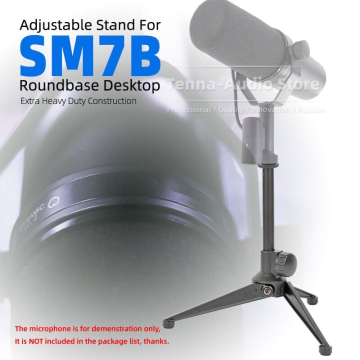 โต๊ะอัดเสียงสำหรับ SHURE SM7B SM SM7 7B 7 B ติดแขนบูมไมโครโฟนตั้งโต๊ะ ...