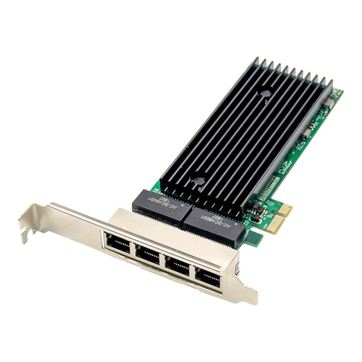 PCI-E 4 Port RJ45 Server 1X PCIe X1 Intel 82576 Chip 10/100/1000Mbps Lan Quad Port Server ...