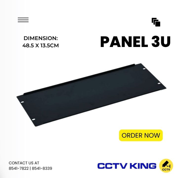 Panel 3u Blank Panel for Network Rack Data Cabinet 6u / 9u / 12u ...
