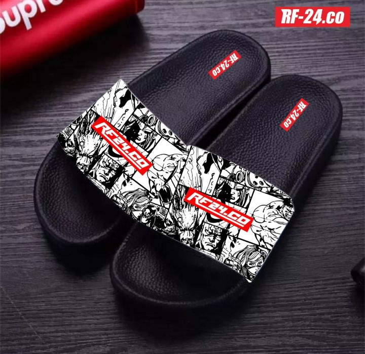 Sandal Slip On Termurah Slop Cowok Trendy Kekinian Distro Outfit Simple ...