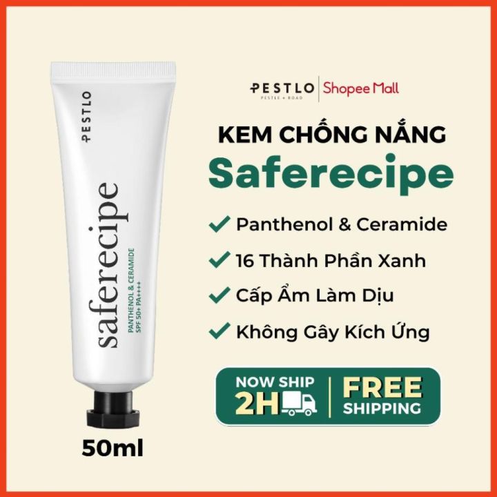 Kem chống nắng PESTLO Safe Recipe Sun Essence SPF50 PA++++ | Lazada.vn