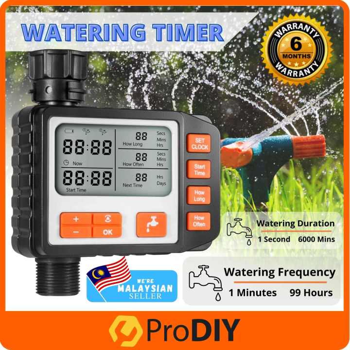 Digital Water Timer Garden Automatic Irrigation Timer Hose Faucet ...