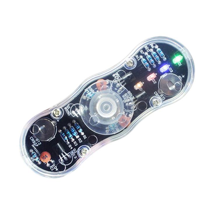 LED Fingertip Gyro DIY Electronic Kit SMD Soldering Rotating Gyroscope ...