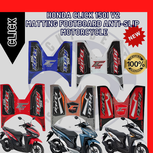 LB HONDA CLICK V2 Footboard Matting with Rubber matting | Stylishly ...