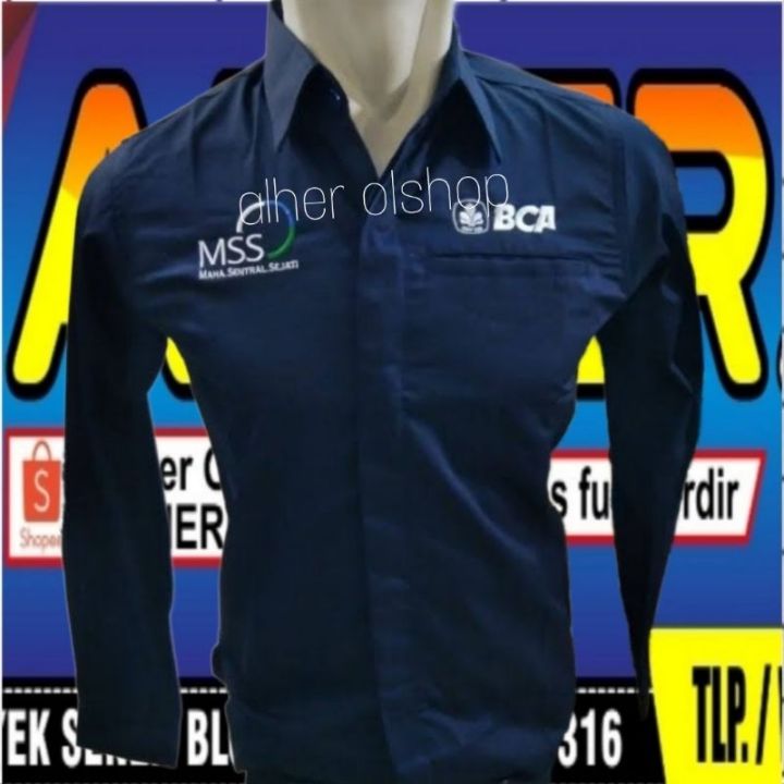 kemeja MSS Bank BCA baju MSS Bank BCA seragam MSS Bank BCA Pdh MSS Bank ...