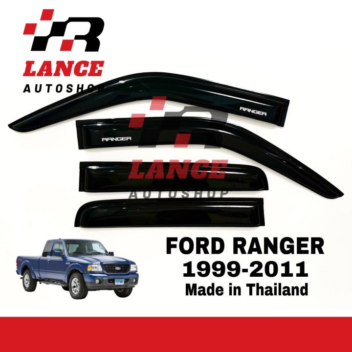 Window Door Visor Ford Ranger 1999-2011 Rain Visor | Lazada PH