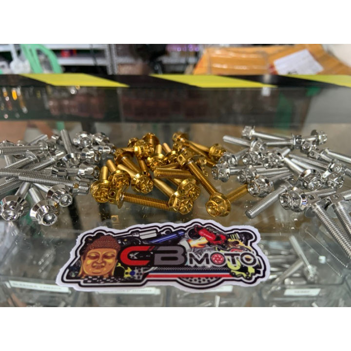 HENG CNC Visor / Windshield l Bolts For Nmax V1, V2, V2.1, Aerox V1 ...