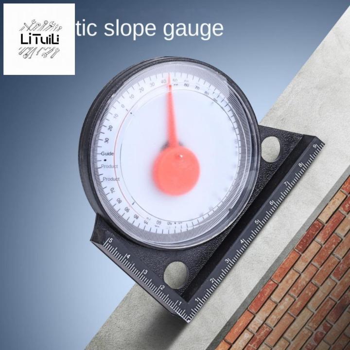 LITUILI Measuring Tool Multi-functional Angle Meter Protractor Gauging ...