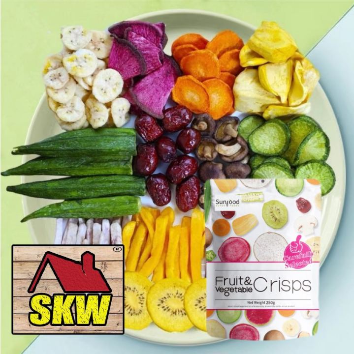 Premium Fruit and Vegetable Chips Crunchy Organic Healthy Snacks 250g ...