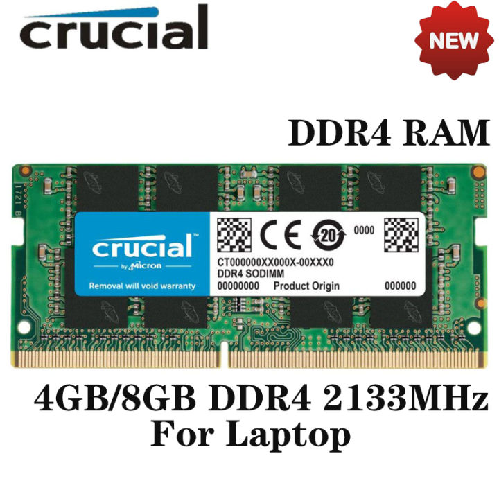 Crucial Ram 4GB 8GB DDR4 2133mhz 2400hz 2666mhz 3200mhz 1.2v Sodimm Laptop memory computer ...